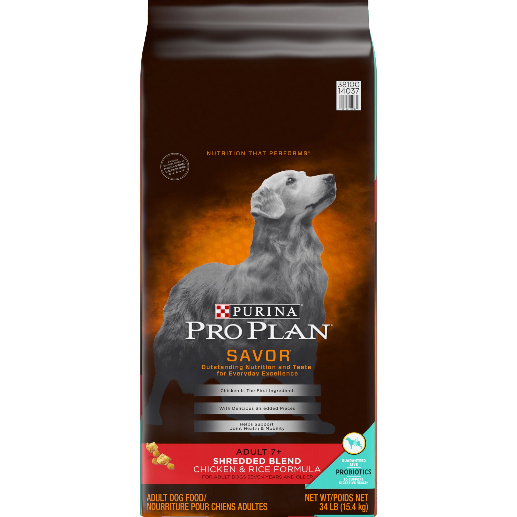 Purina Pro Plan Savor Shredded Blend Chicken & Rice Formula With ...