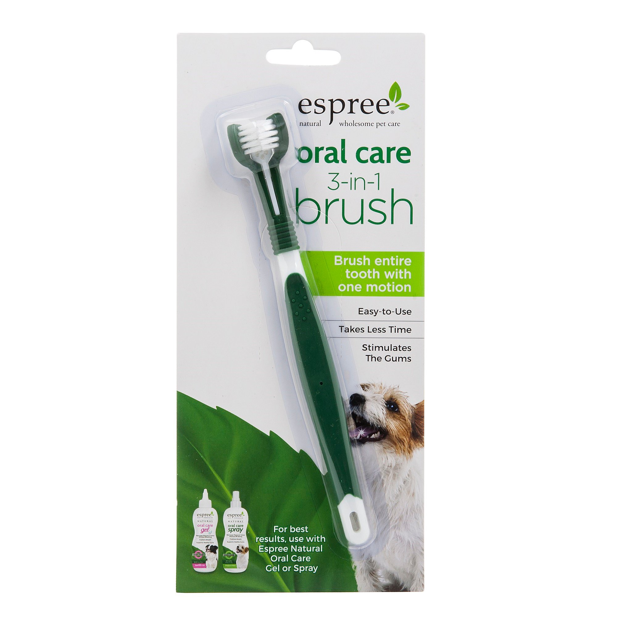 UPC 748406030633 - Espree Oral Care 3-In-1 Toothbrush, Standard, Green ...