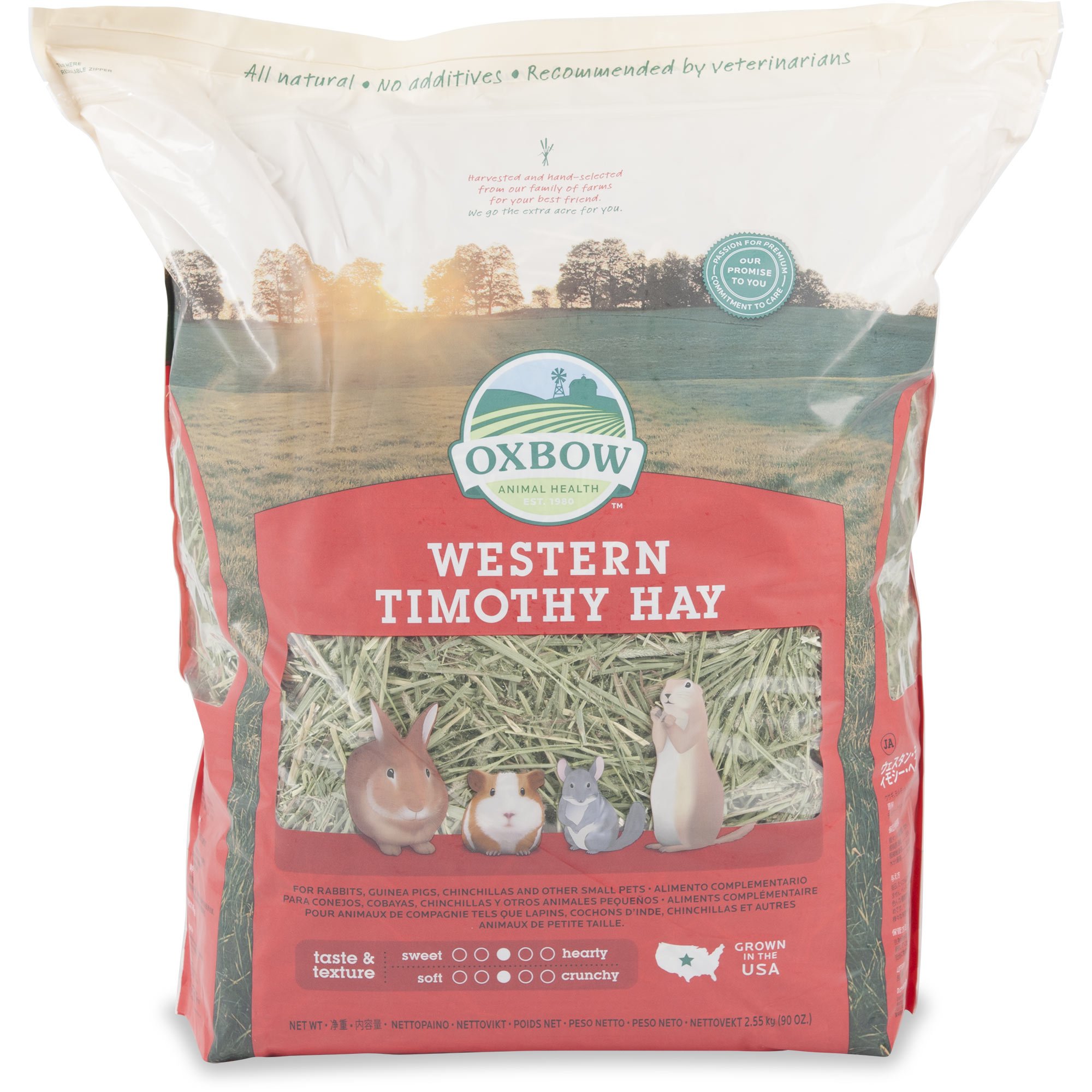 Oxbow Western Timothy Hay, 90 oz | Petco