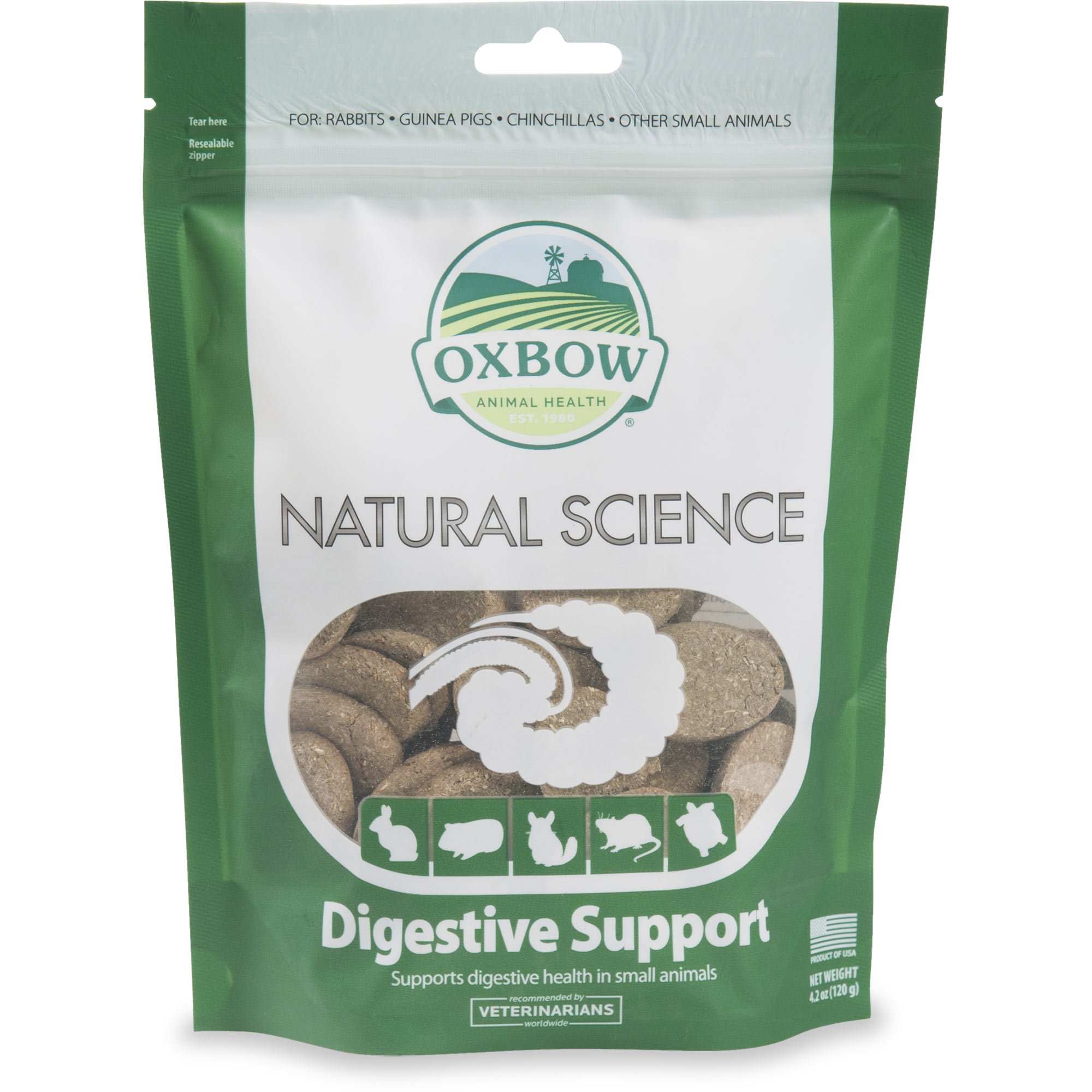 Oxbow Natural Science Digestive Support Hay Tabs | Petco