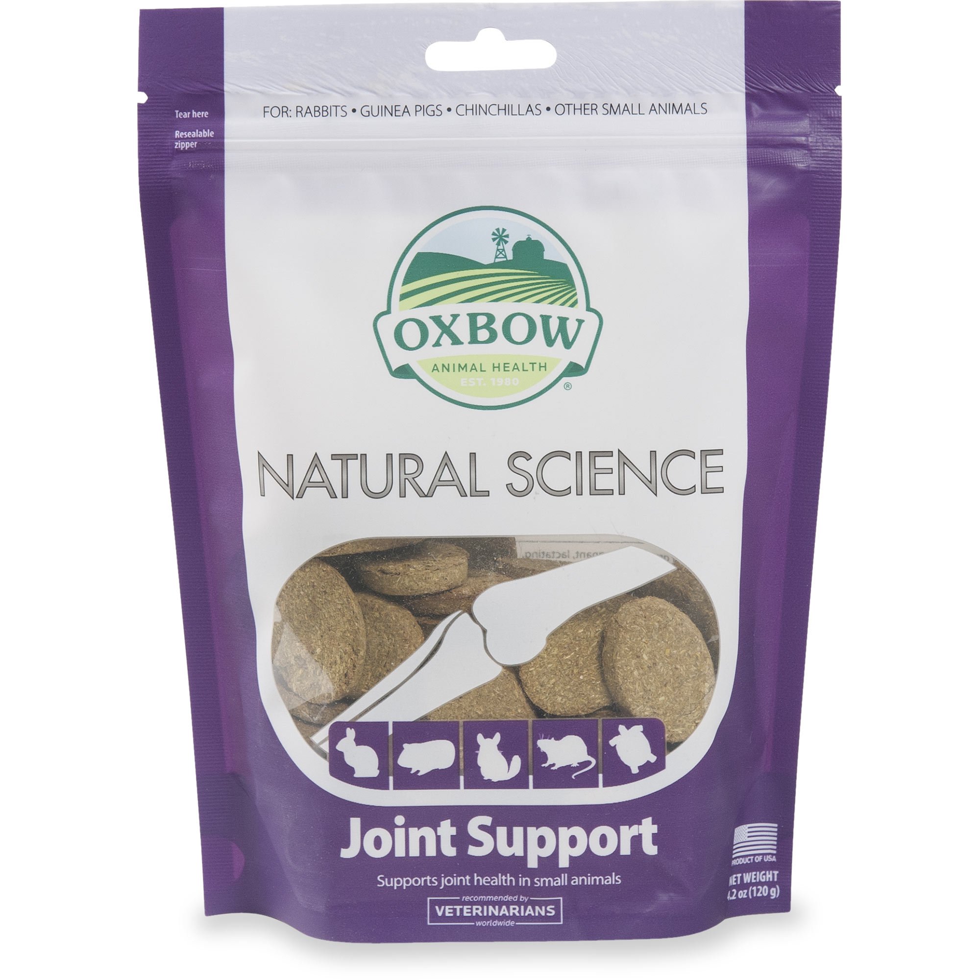 Oxbow Natural Science Joint Support Hay Tabs | Petco