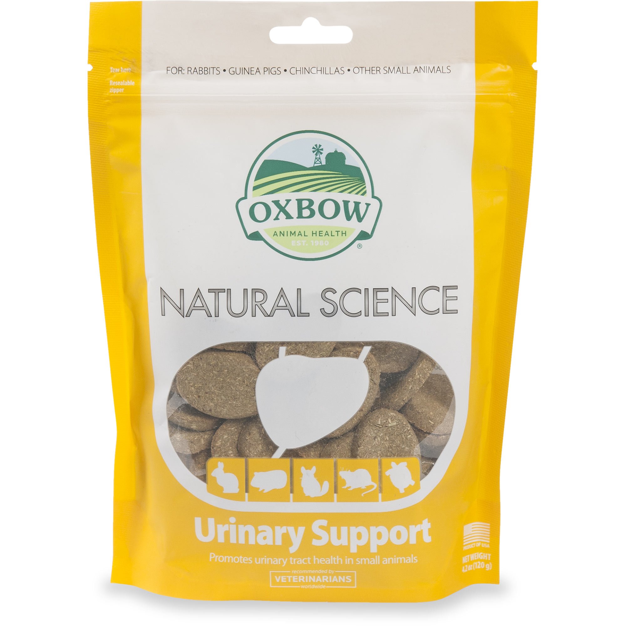 Oxbow Natural Science Urinary Support Hay Tabs | Petco