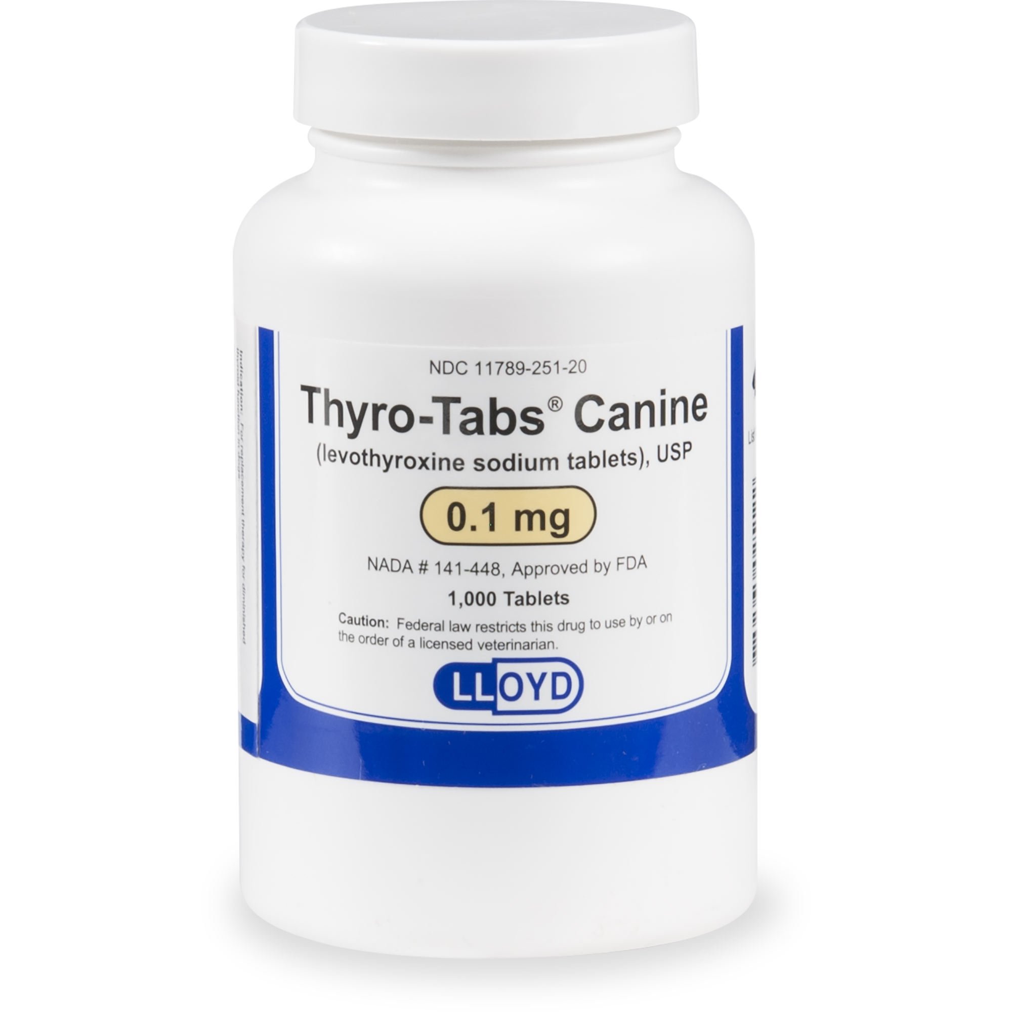 Thyro-Tabs .1 mg Tablets | Petco