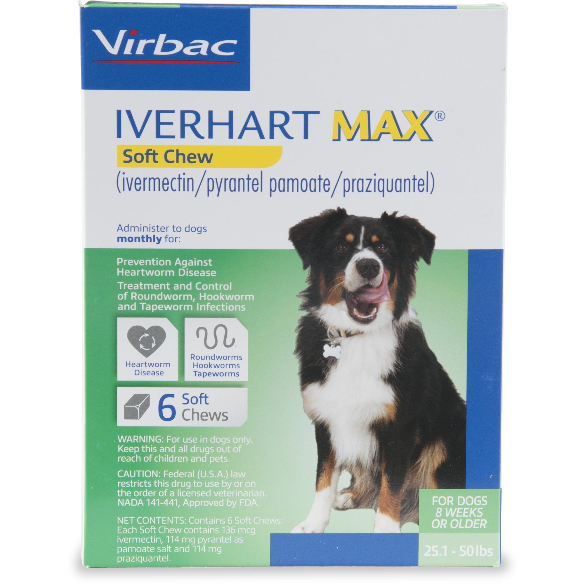 Iverhart Max Soft Chews for Dogs 25 to 50 lbs. | Petco