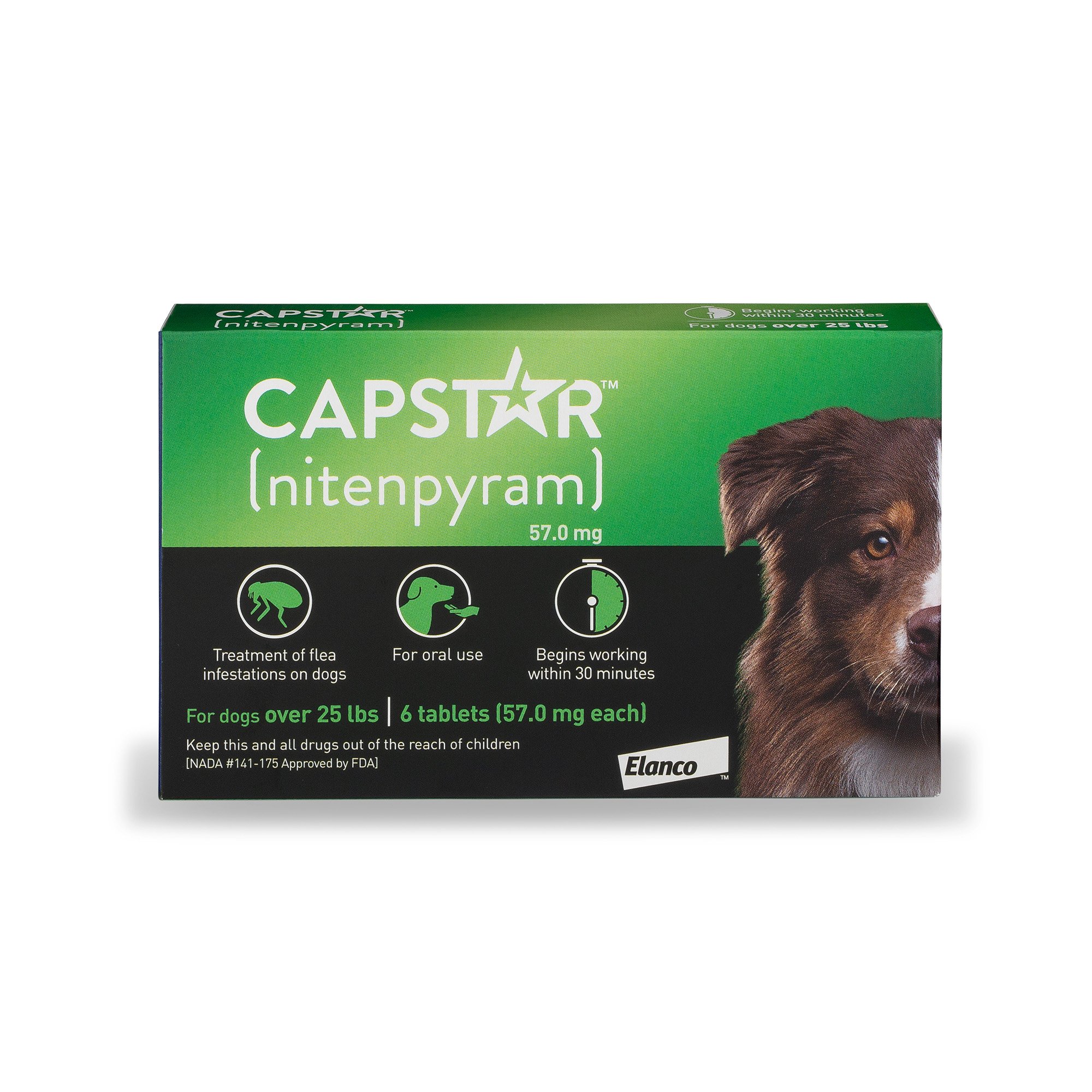 Capstar Flea Tablets for Dogs over 25 lbs.