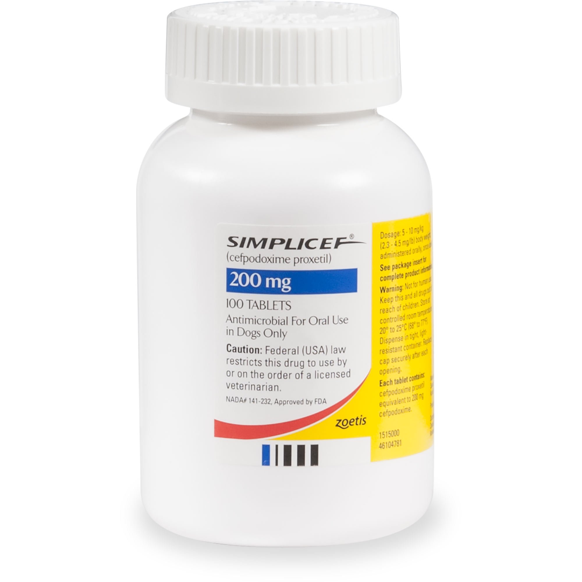Simplicef 200 mg Tablets | Petco