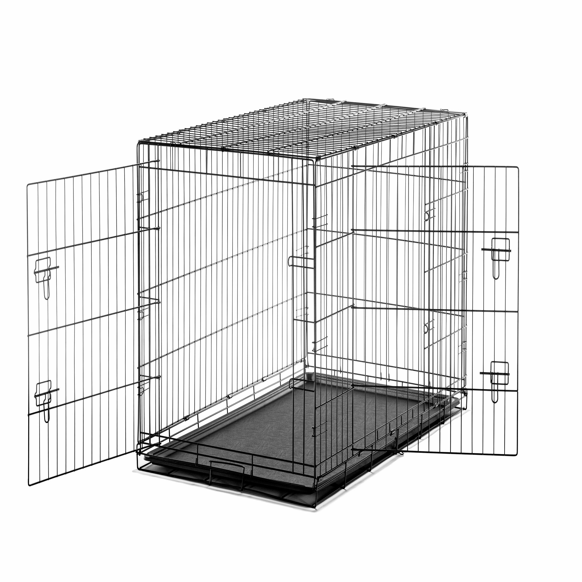 Carlson Pet Products Extra large Two Door Wire Crate with Divider | Petco