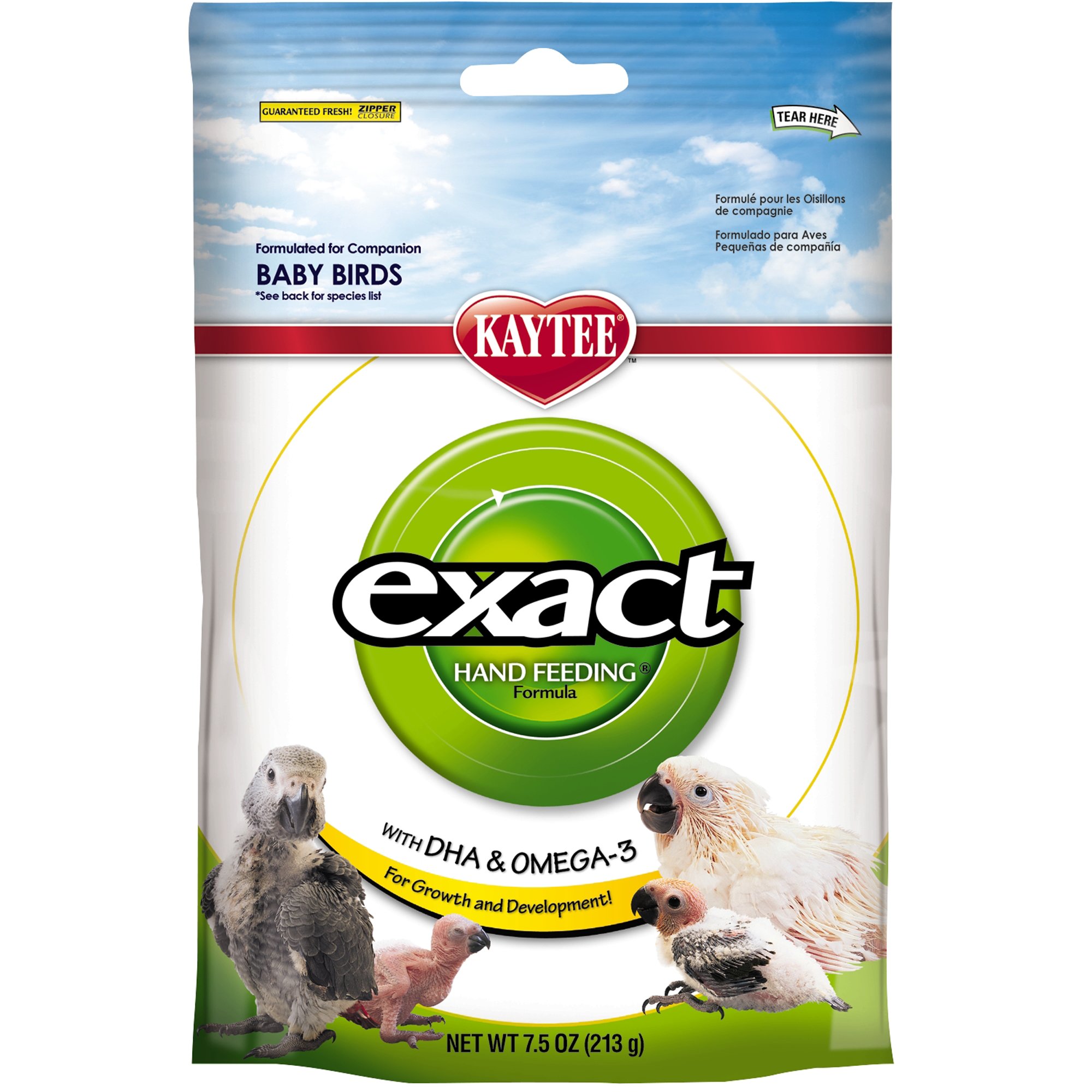 Kaytee Exact Hand Feeding Formula for All Baby Birds, 7.5 Ounces | Petco